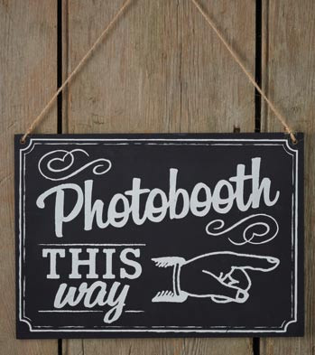 Nytt og nyttig AS Photo booth sign Nytt og nyttig AS